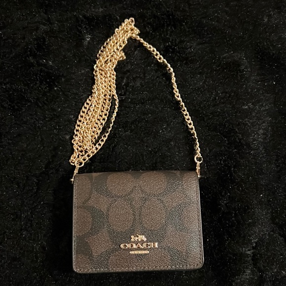Coach | Bags | Mini Wallet On A Chain Coach | Poshmark